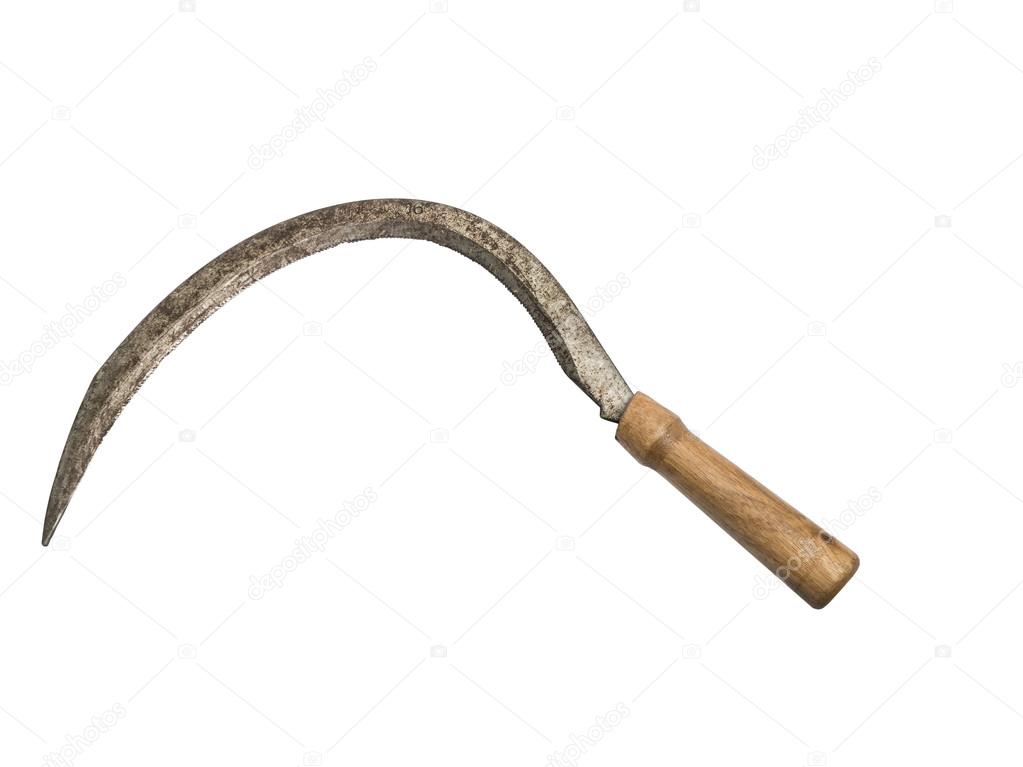 Old rusty sickle Stock Photo by ©volkovslava 96707296