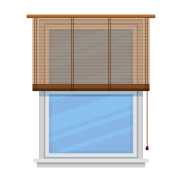 Window blind vector cartoon icon. Vector illustration jalousie house on ...