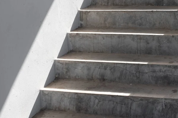 Close Up Cement stairs and sunlight stairs - Stock Image - Everypixel