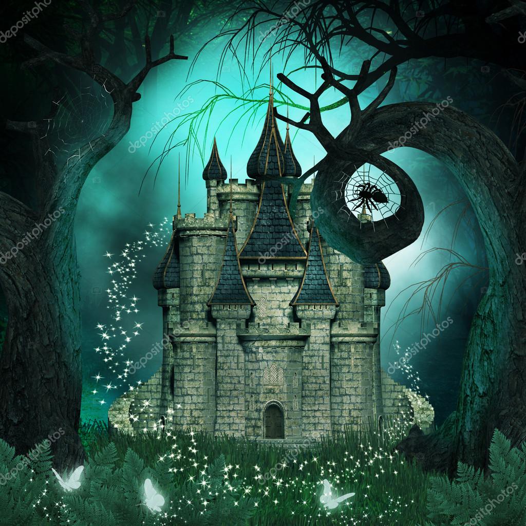 Magical Castle Background