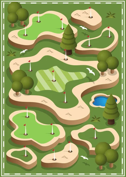 Golf course map Stock Photos, Royalty Free Golf course map Images ...