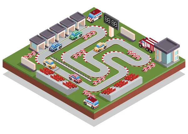 Race car isometric Vector Art Stock Images | Depositphotos