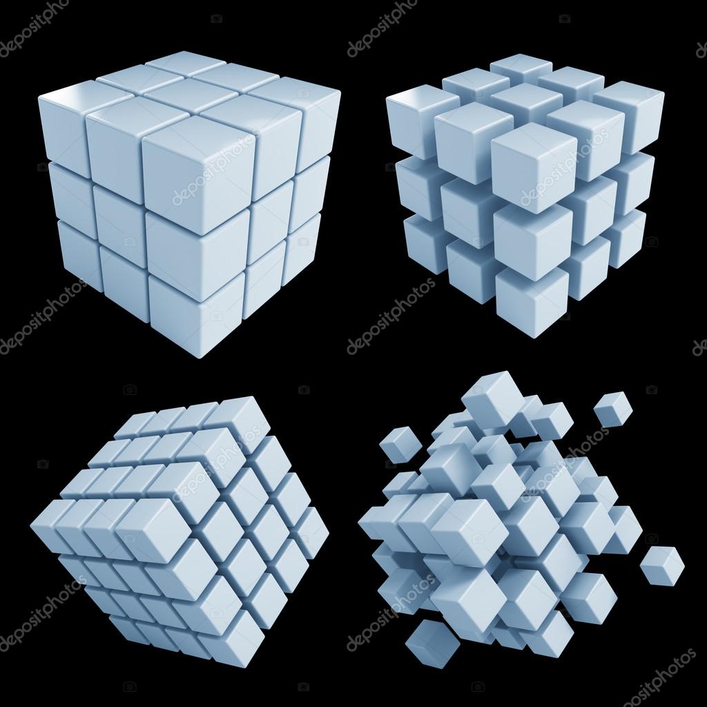 3D block cubes render collection Stock Photo by ©3dart 83895440