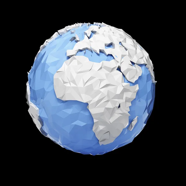 Planet Earth globe - origami style Stock Photo by ©3dart 83901146