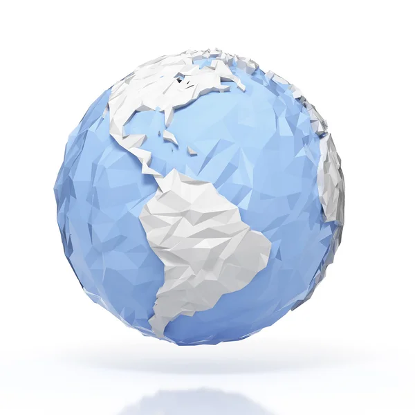 Planet Earth globe - origami style Stock Photo by ©3dart 83901146