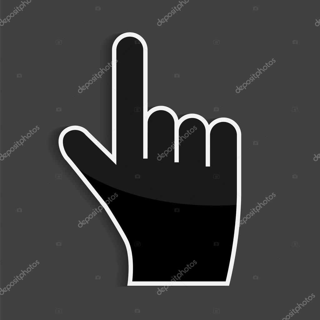 Mouse mão cursor vetor ilustração Vetor de stock de ©oleggankod 65577759