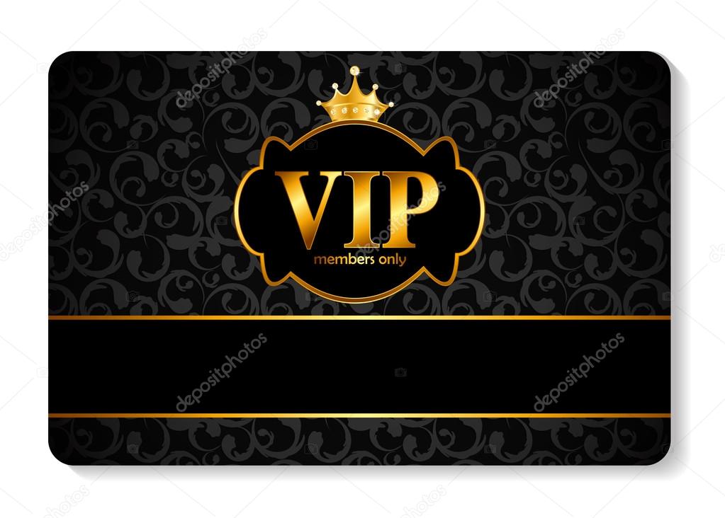 Miembros VIP Tarjeta Vector Ilustración 2024