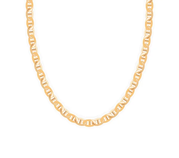 Gold Chain Jewelry. Vector Illustration Stock Vector Image by ...