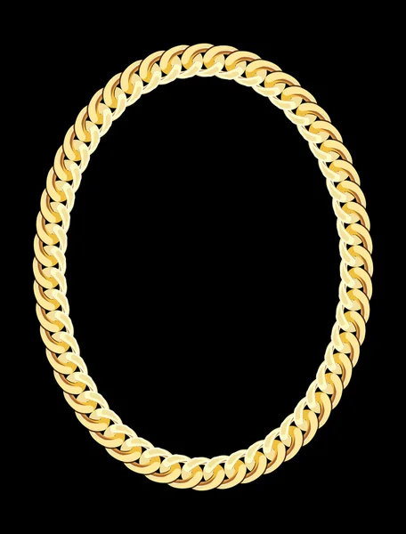 Gold chain vector Vector Art Stock Images | Depositphotos