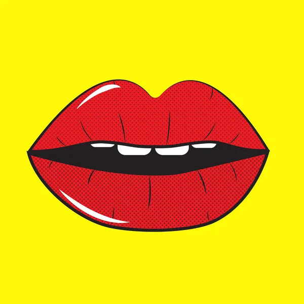 Pop Art Lips Free Vector | Lipstutorial.org