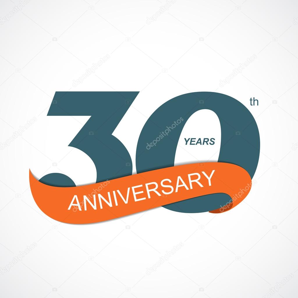 Template Logo 30th Anniversary Vector Illustration — Stock Vector ... Template Logo 30th Anniversary Vector Illustration — Stock Vector ...
