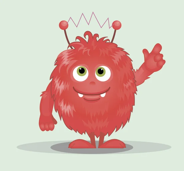 Good red furry monsters 8 — Stock Vector © rodnikovay1 #83773376