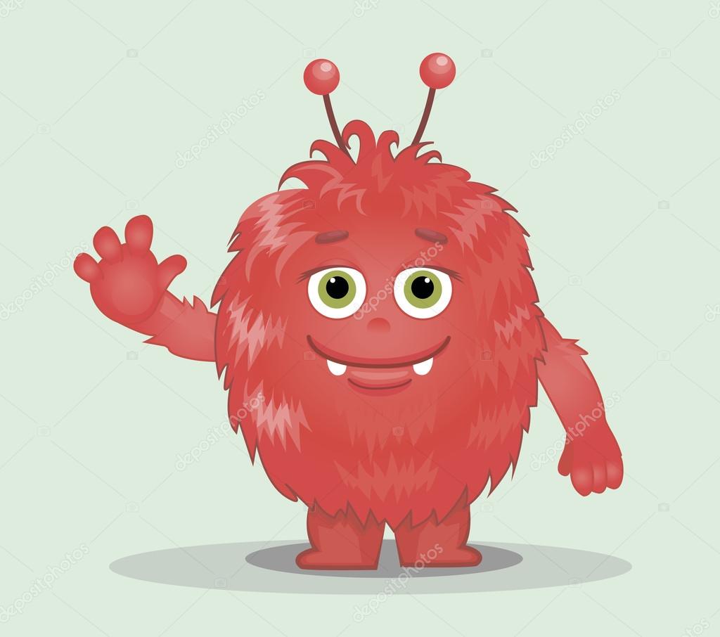 Good red furry monsters 8 — Stock Vector © rodnikovay1 #83773376