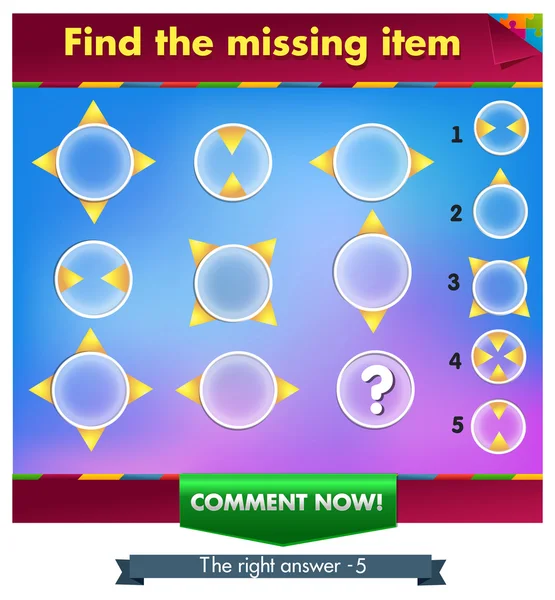 Find the right answer memory Stock Vector Image by ©rodnikovay1 #344142416