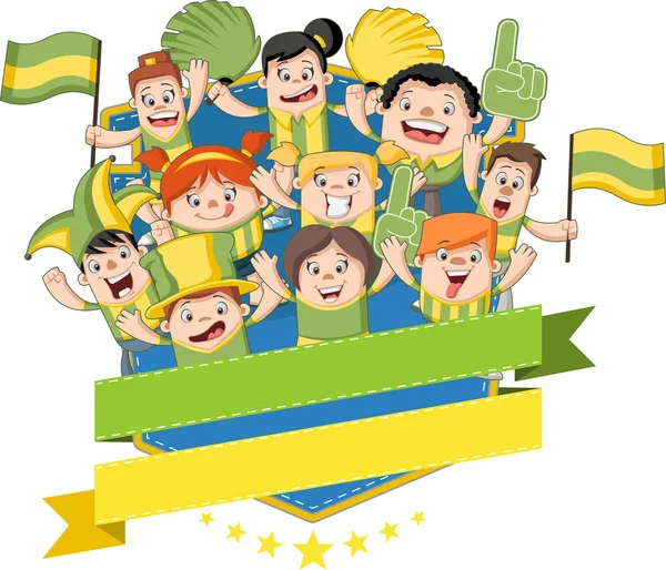 Animated Cheering Fans Clip Art