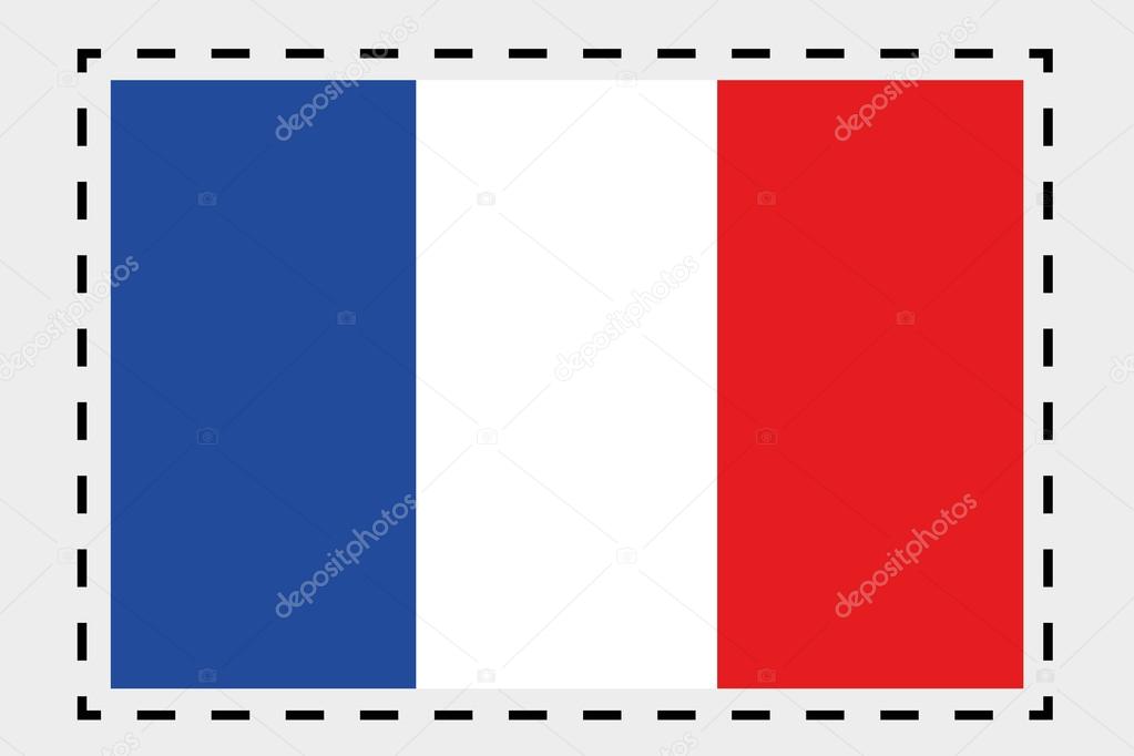3D Isometric Flag Illustration of the country of France — Stock Photo ...