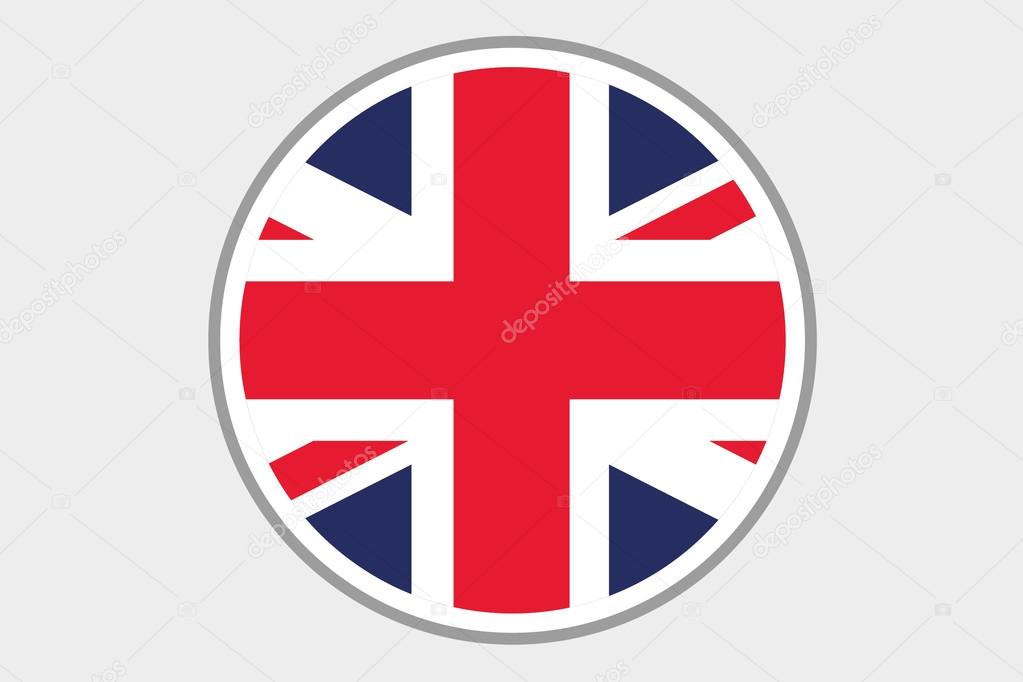 3D Isometric Flag Illustration of the country of United Kingdom — Stock ...