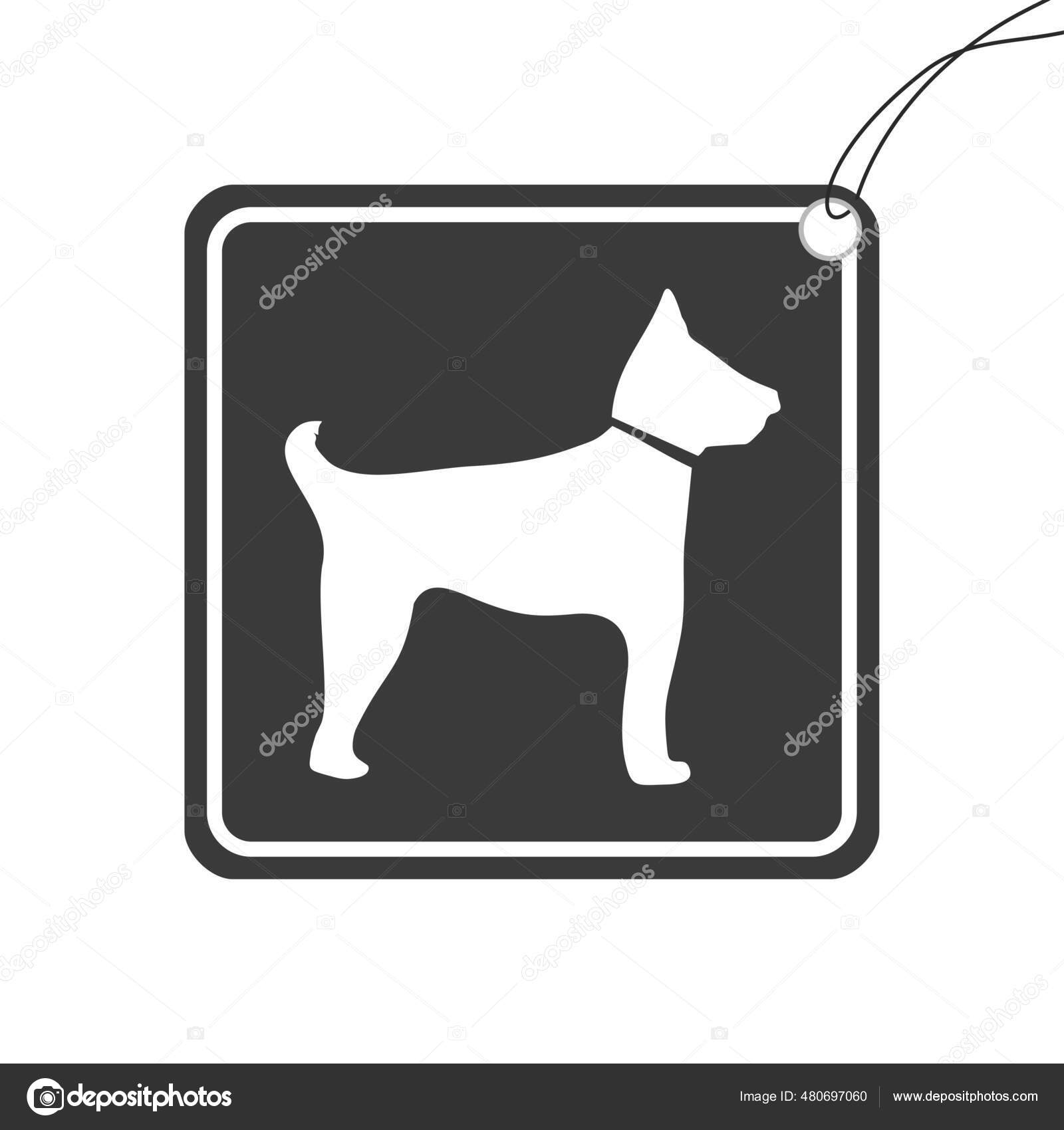 Illustrated Icon Isolated Background Guard Dog Stock Vector by ...