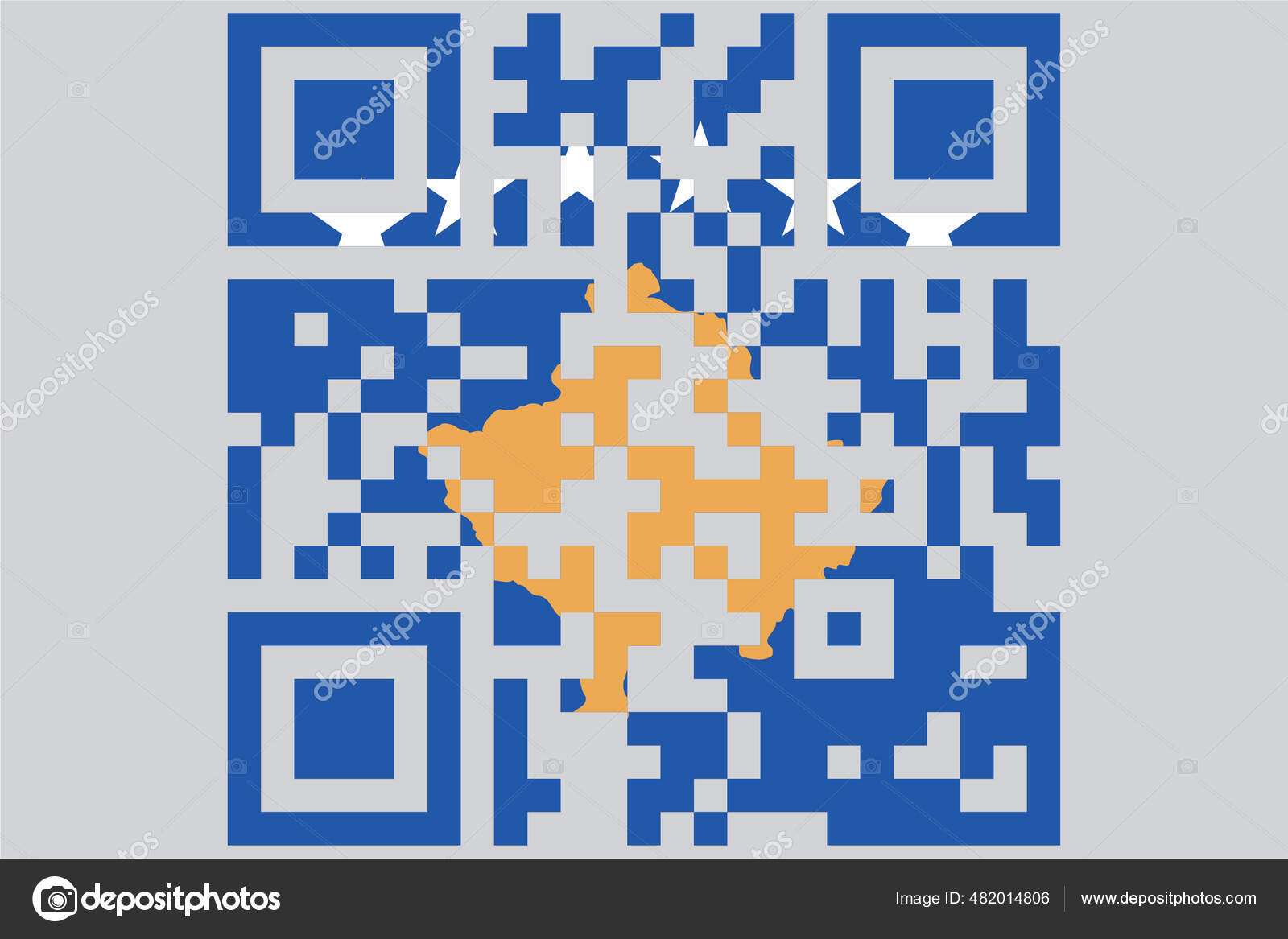 Vector Illustration Flags Made Qrcode Kosovo Stock Vector by ... Vector Illustration Flags Made Qrcode Kosovo Stock Vector by ...