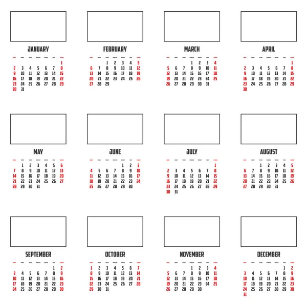 100,000 Calendar grids Vector Images | Depositphotos