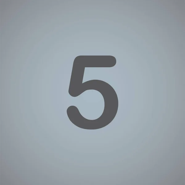 Number Vector Icon Isolated Transparent Background Stock Vector by ...