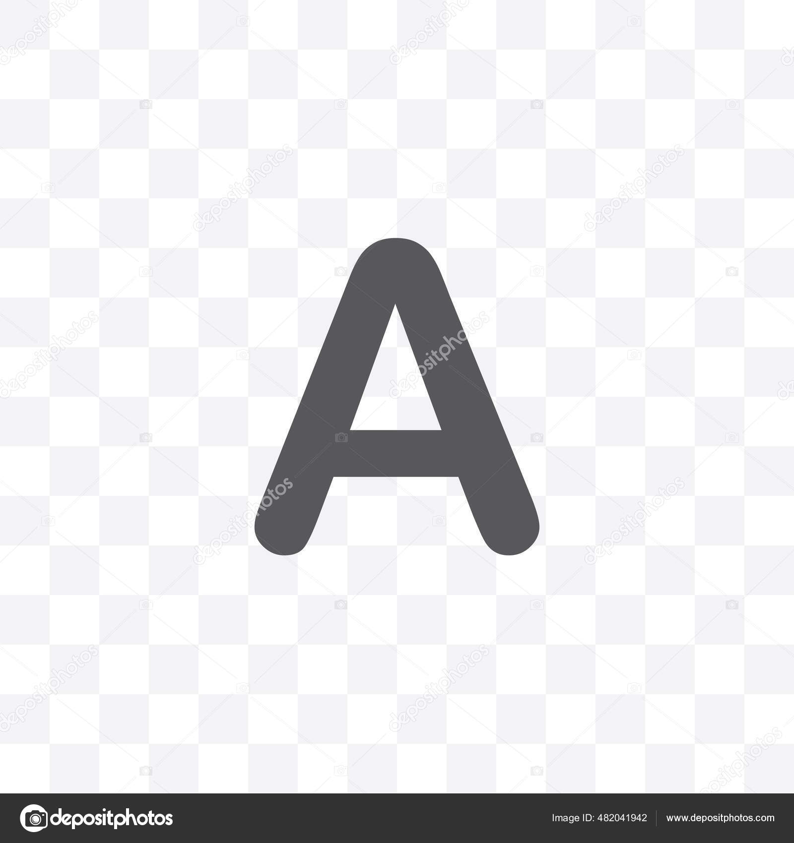 Vector Ilustración Una Letra Icono Vector de stock #482041942 de ...