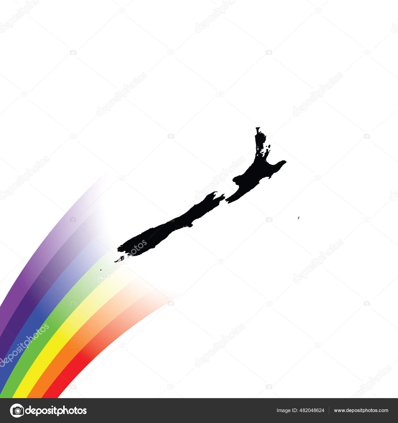 Country Shape Illustration Stock Vector by ©PaulStringer 482048624