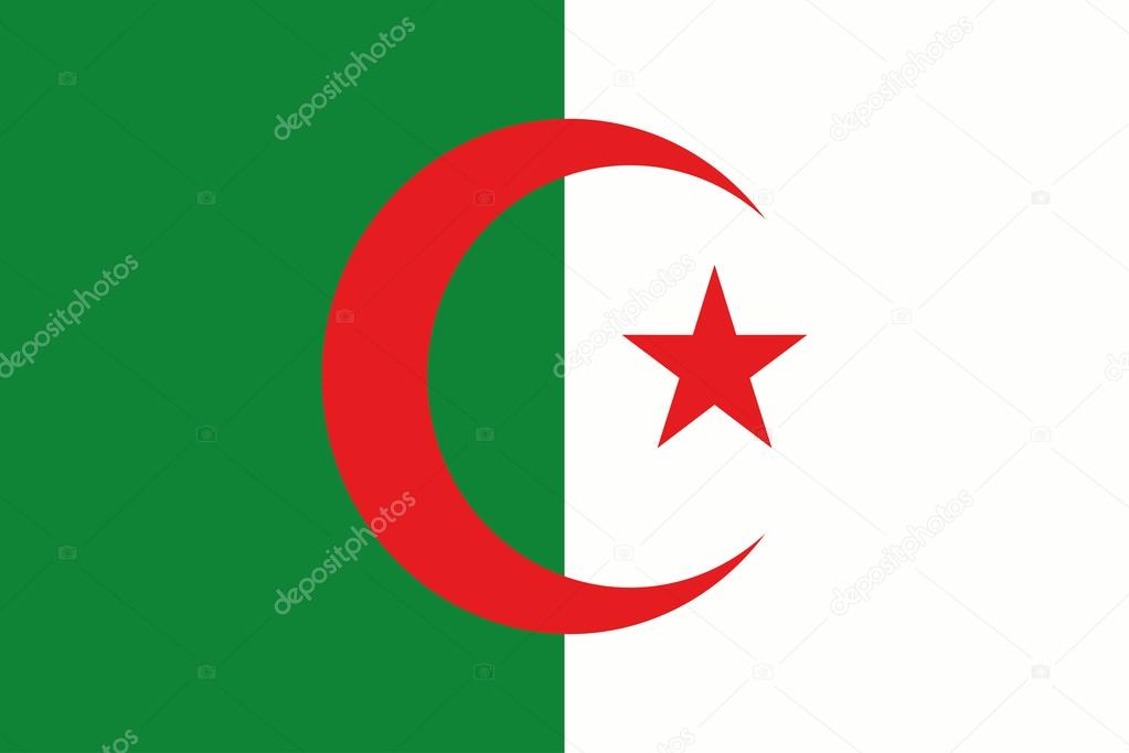 La Bandera de Algeria Vector de stock #52127181 de ©PaulStringer