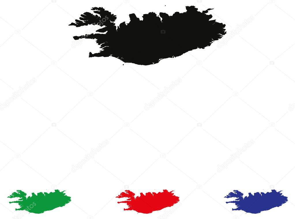 Greenland Icon with Color Variations Stock Vector by ©PaulStringer 52952969