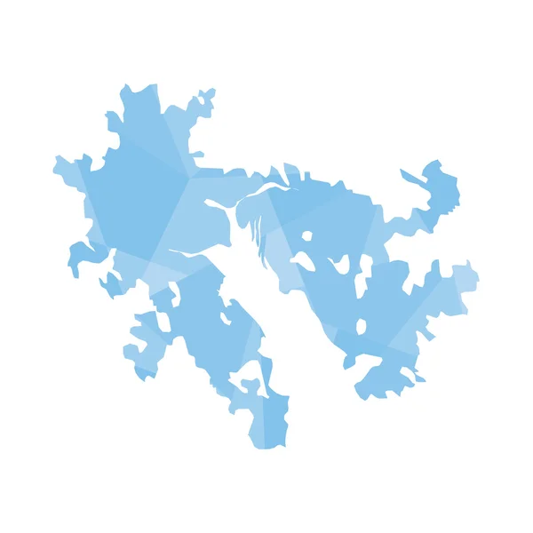 Hong Kong outline map with shadow — Stock Photo © skvoor #9090300