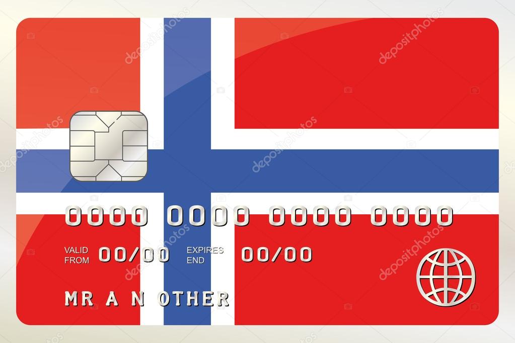 Ilustraci n de una tarjeta de cr dito con la tarjeta siendo la bandera de N 2024