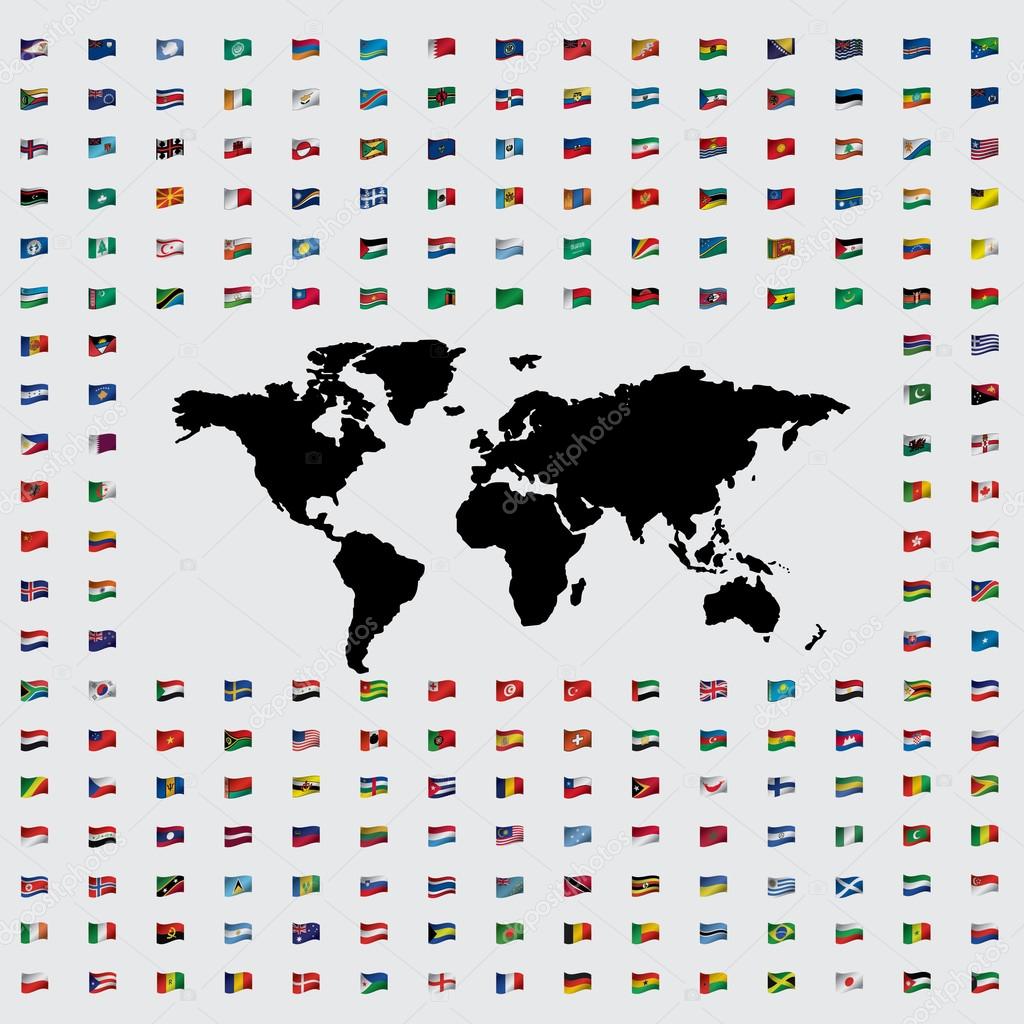 Illustrations des Drapeaux du Monde image vectorielle par PaulStringer ...