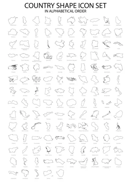 Country shapes Vector Art Stock Images | Depositphotos