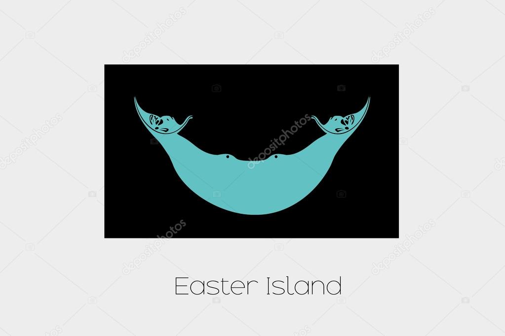 Inverted Flag of Easter Island Stock Vector by ©PaulStringer 87579560