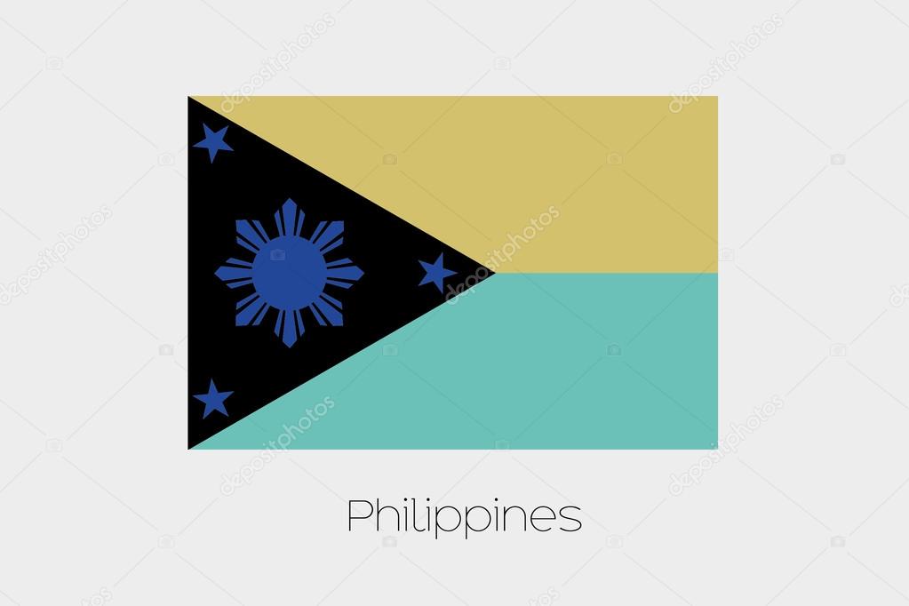 Inverted Flag of Philippines Stock Vector by ©PaulStringer 87579584