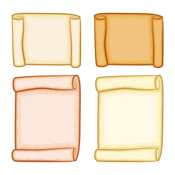 Images: scroll clip art | Paper scroll clipart vector isolated on white ...