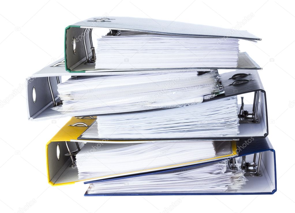 Folders in a stack of Stock Photo by ©Aleksandr7474 54096333