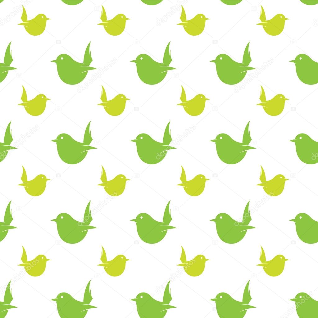 Bird vector art background design for fabric and decor. Seamless ...