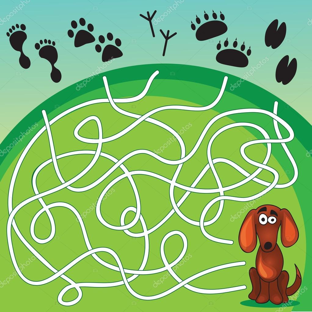 Cute Dog's Game Stock Vector Image by ©Brill #54171751