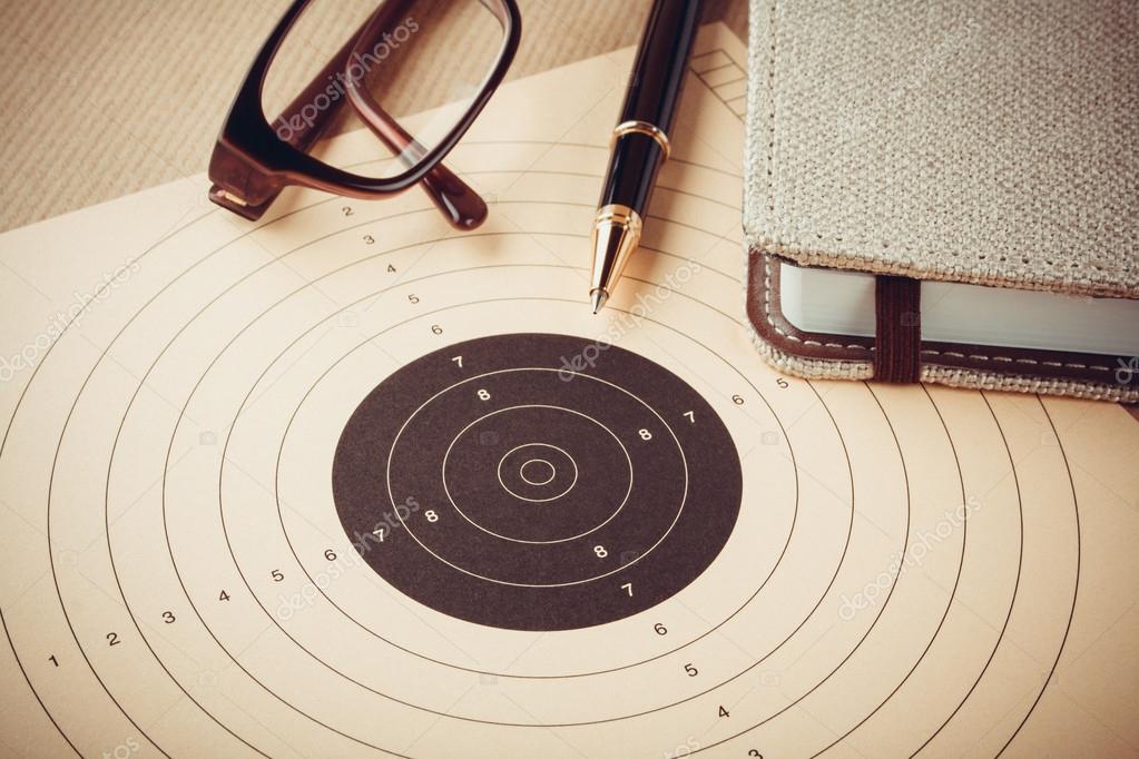 Goal setting with target, objectives and planning concept Stock Photo ... Goal setting with target, objectives and planning concept Stock Photo ...