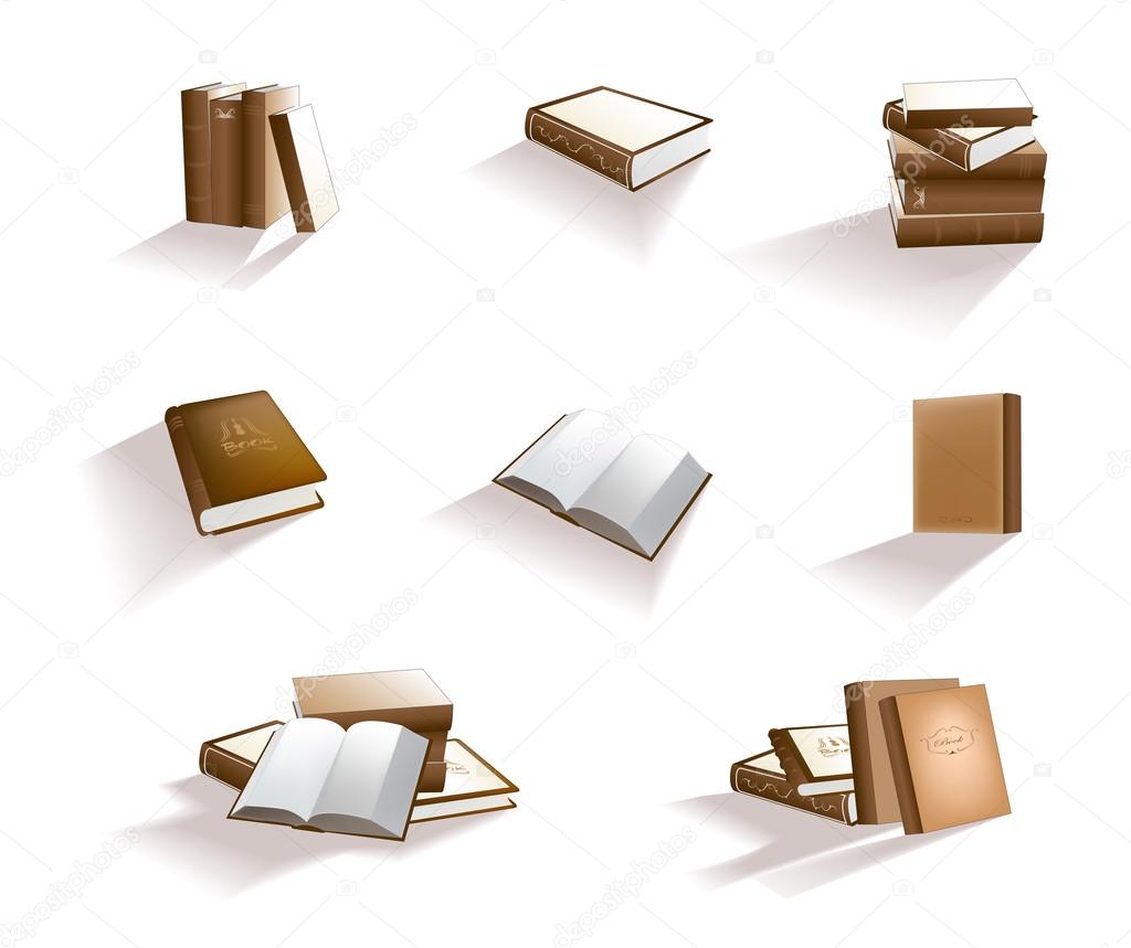 Libros vector conjunto Vector de stock #61773177 de ©Aliaksei_Z