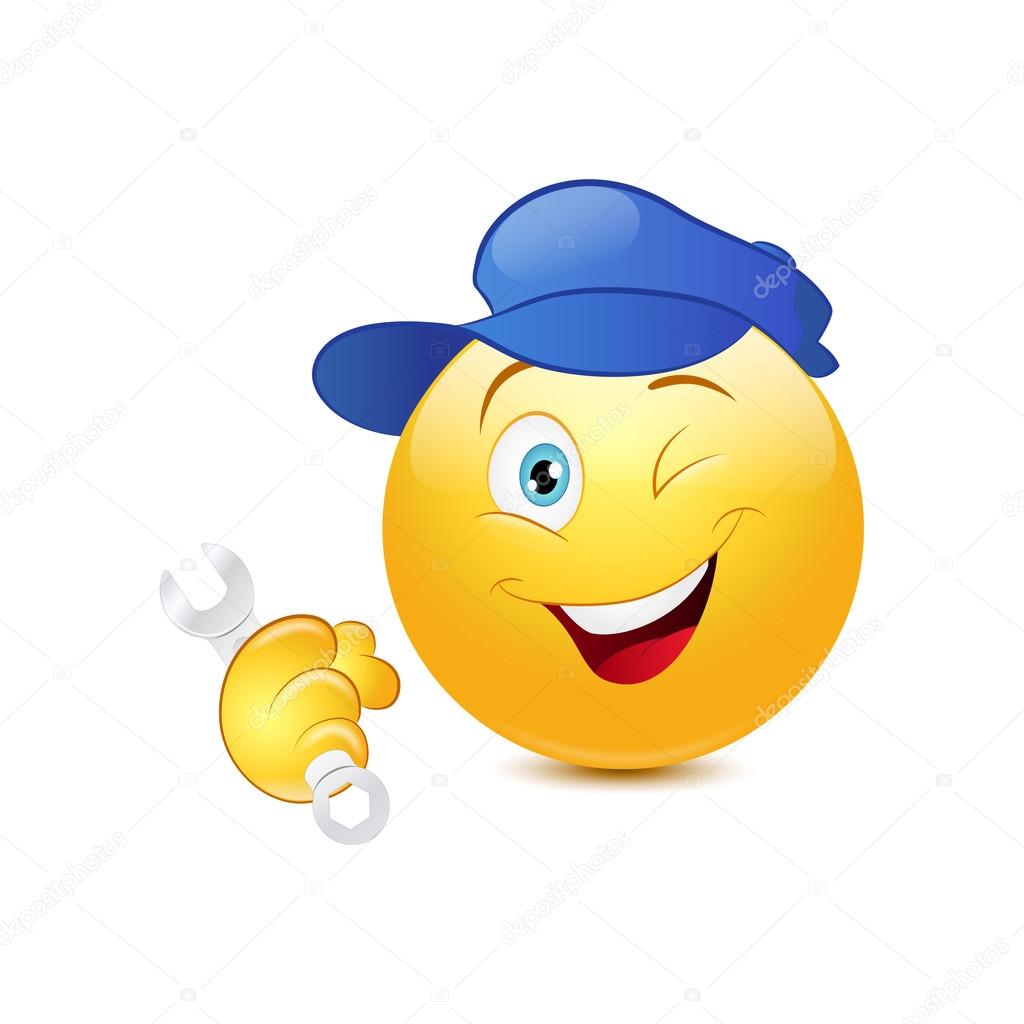 Repairman emoticon Stock Vector Image by ©Jonatan08 #56080157
