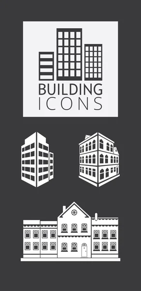 Simple icons: Buildings icons Stock Vector Image by ©rlmf.net #105816010
