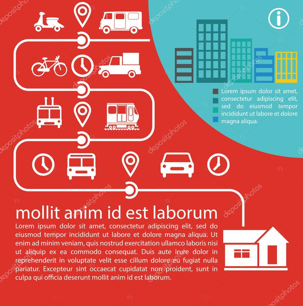 Infografías de viajes. Material para informes y presentaciones. 2024