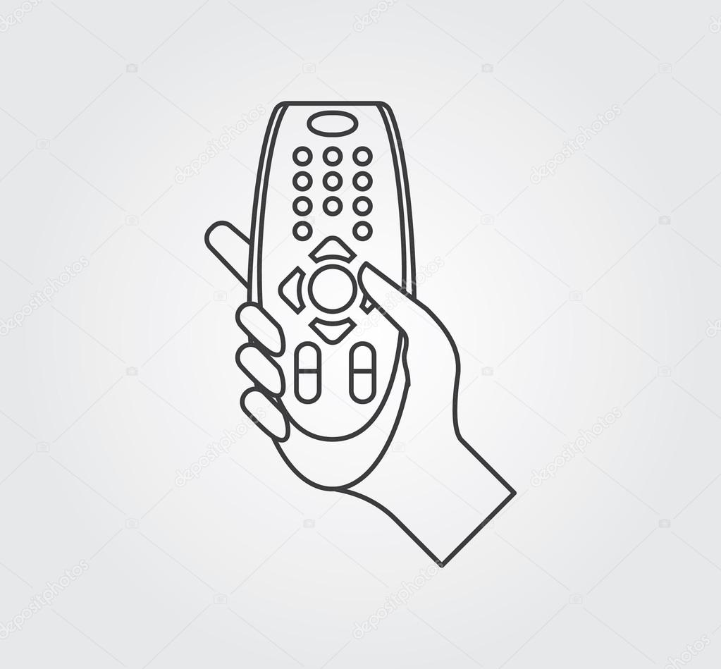 Tv Remote Drawing