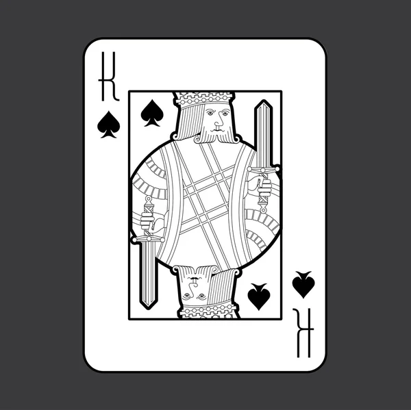Single playing cards vector: King Diamonds Stock Vector by ©rlmf.net ...