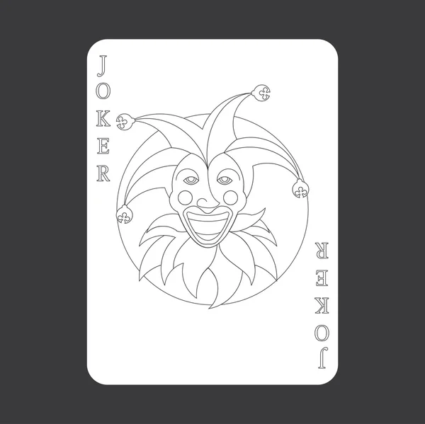 Single playing cards vector: Joker Stock Vector Image by ©rlmf.net ...
