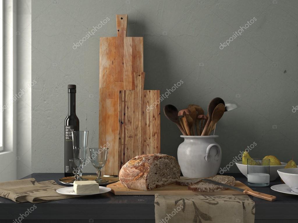 3D computer rendering genova complete scen — Stock Photo © suzi44 ...