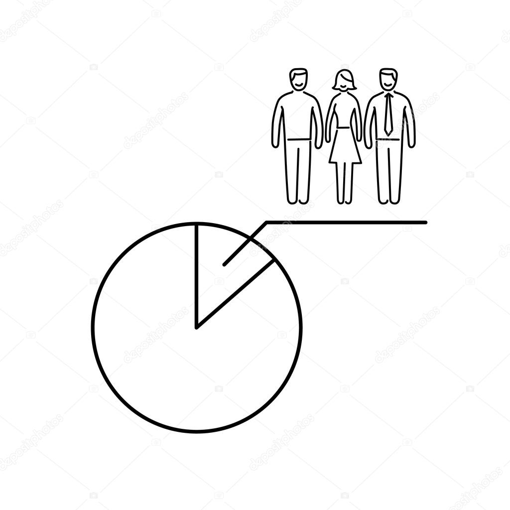 Conceptual vector population sample icon Stock Vector Image by ...