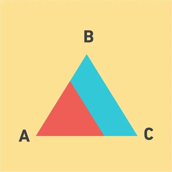 Conceptual infographic simple traingle chart Stock Vector Image by ...